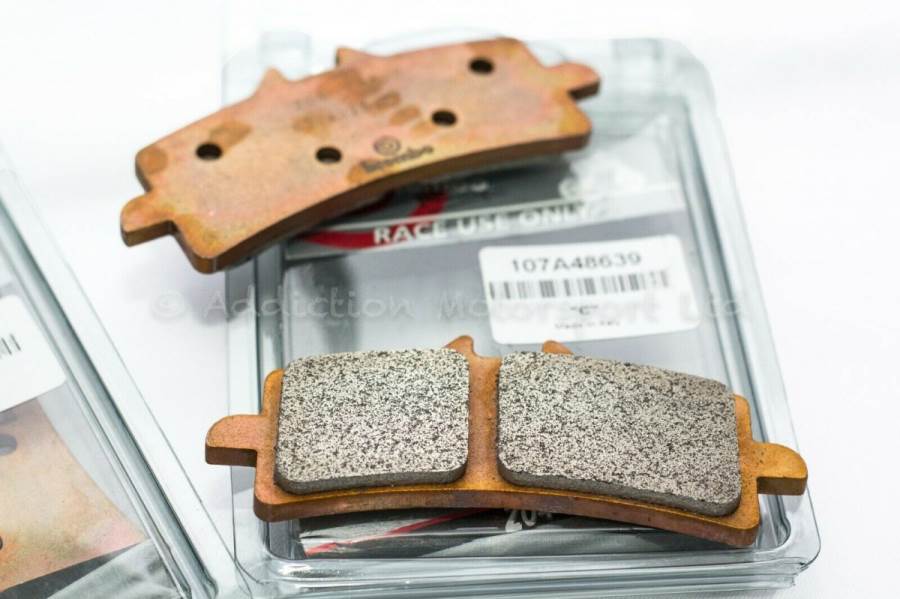 Triumph Daytona 675 R Brembo Z04 M497Z04 Brake Pads Monoblock Caliper, 107A48639 - Addiction ...