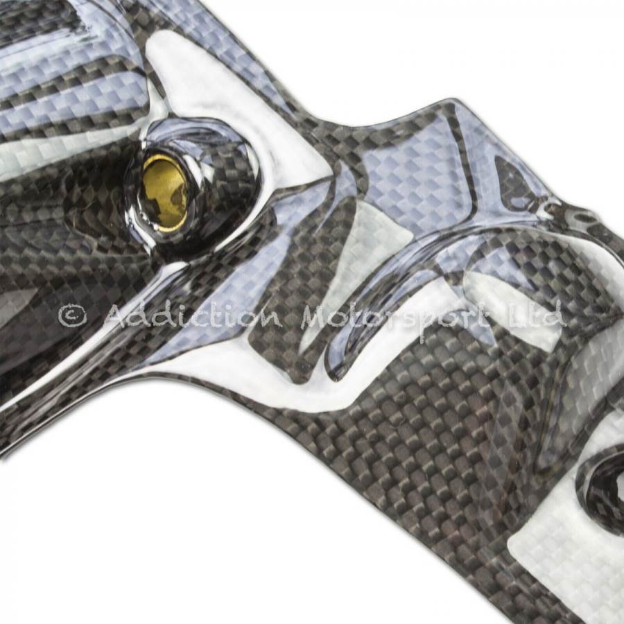Ducati Panigale V2 Full 100% 3K Plain Carbon Fibre Key Guard In Gloss ...